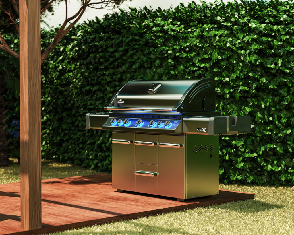 Bayit - Outdoor KeyShot Garden with Pergola - Creox