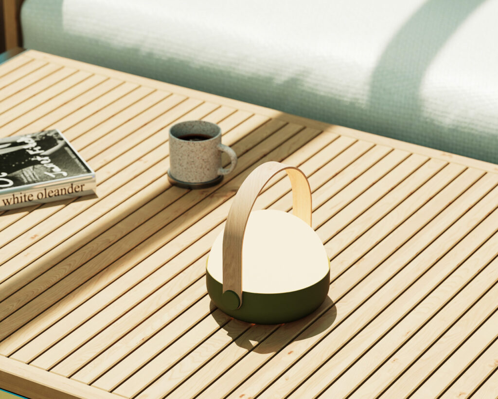 Bayit - Outdoor KeyShot Garden with Pergola - Creox