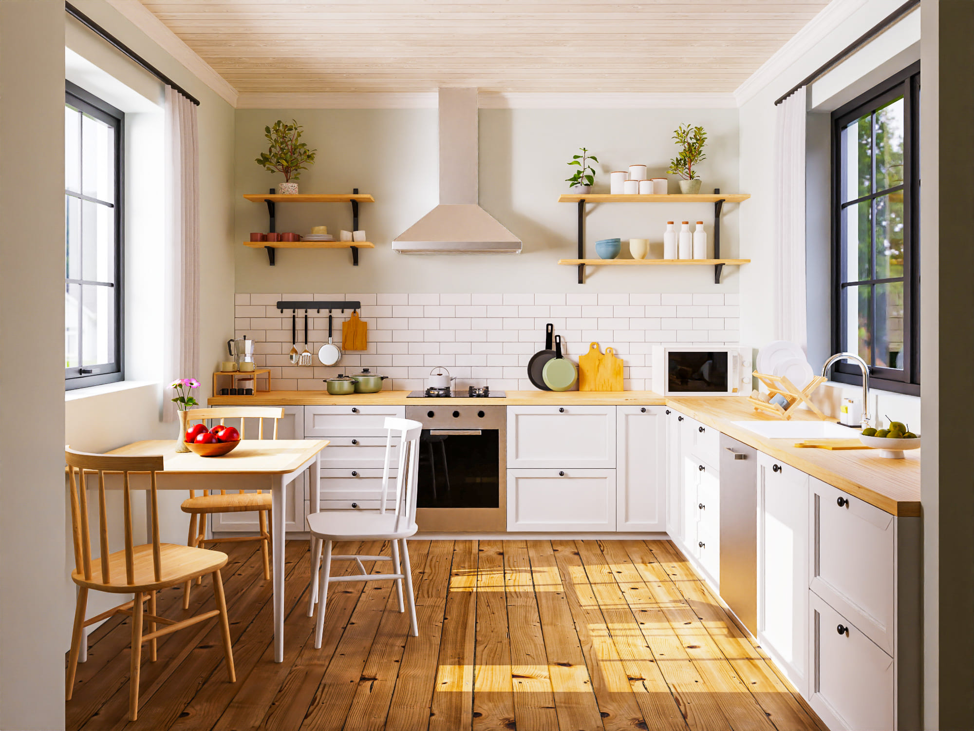 Skandia – Modern Scandinavian Kitchen for KeyShot - Creox