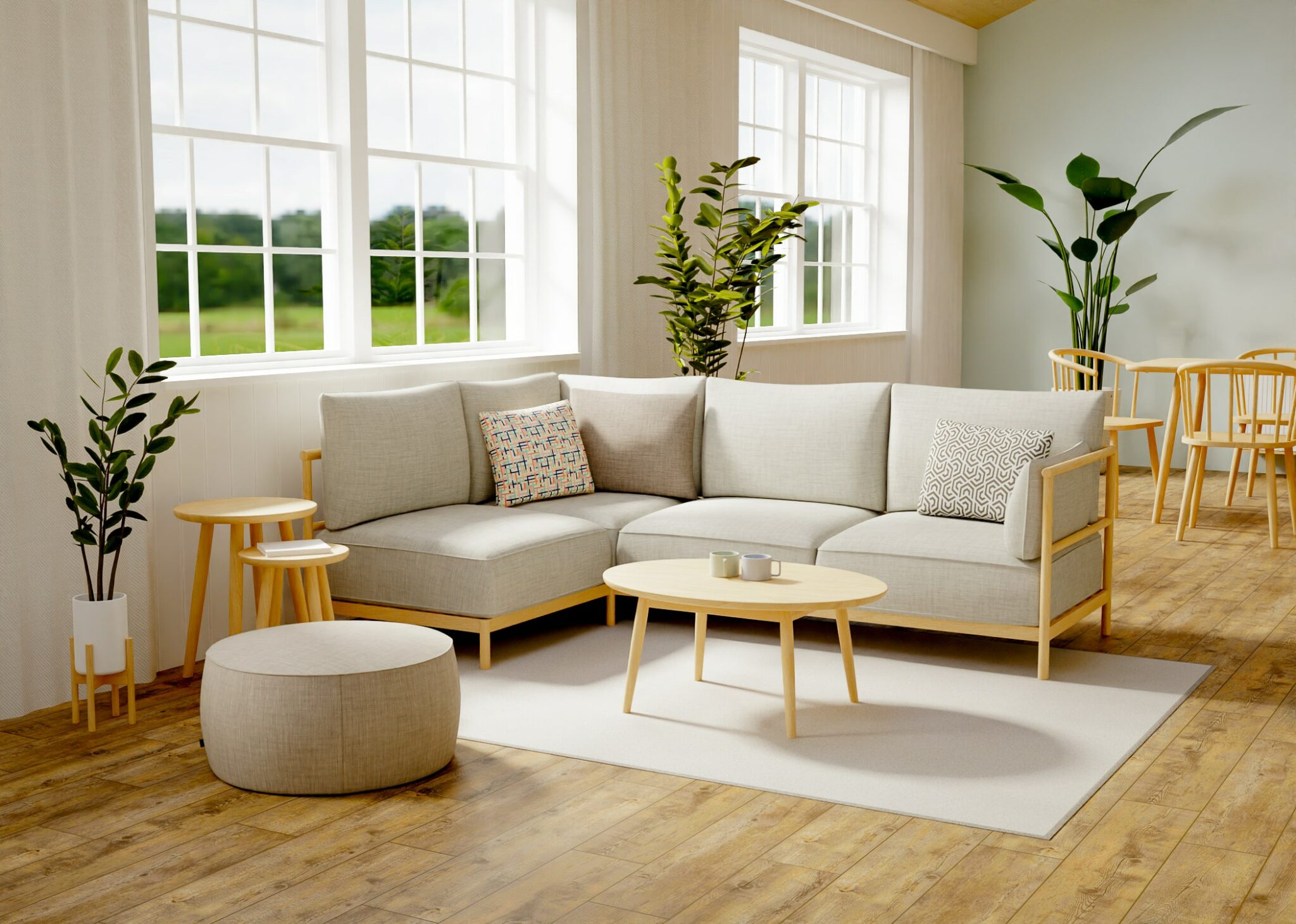 Sukuta - Nordic KeyShot Living Room - Creox