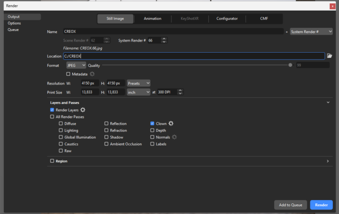 Boost KeyShot Rendering Performance and Avoid Crashes in Complex Interior Scenes - Creox