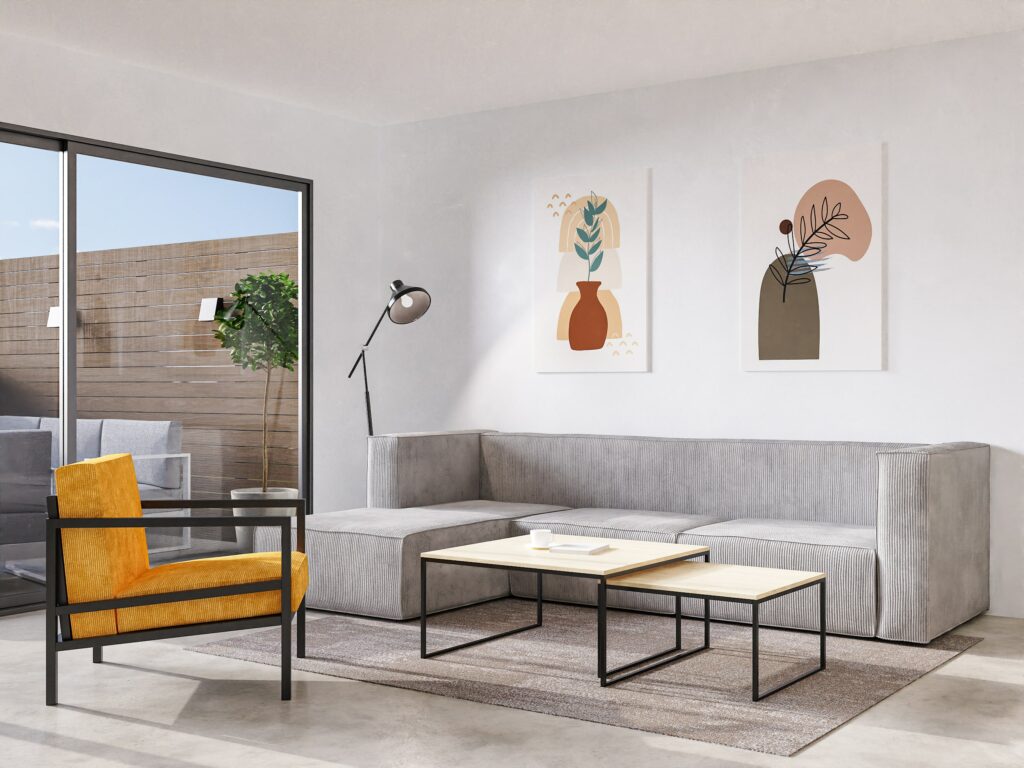 Terranova – Open Living Space with Kitchen & Terrace for KeyShot - Creox